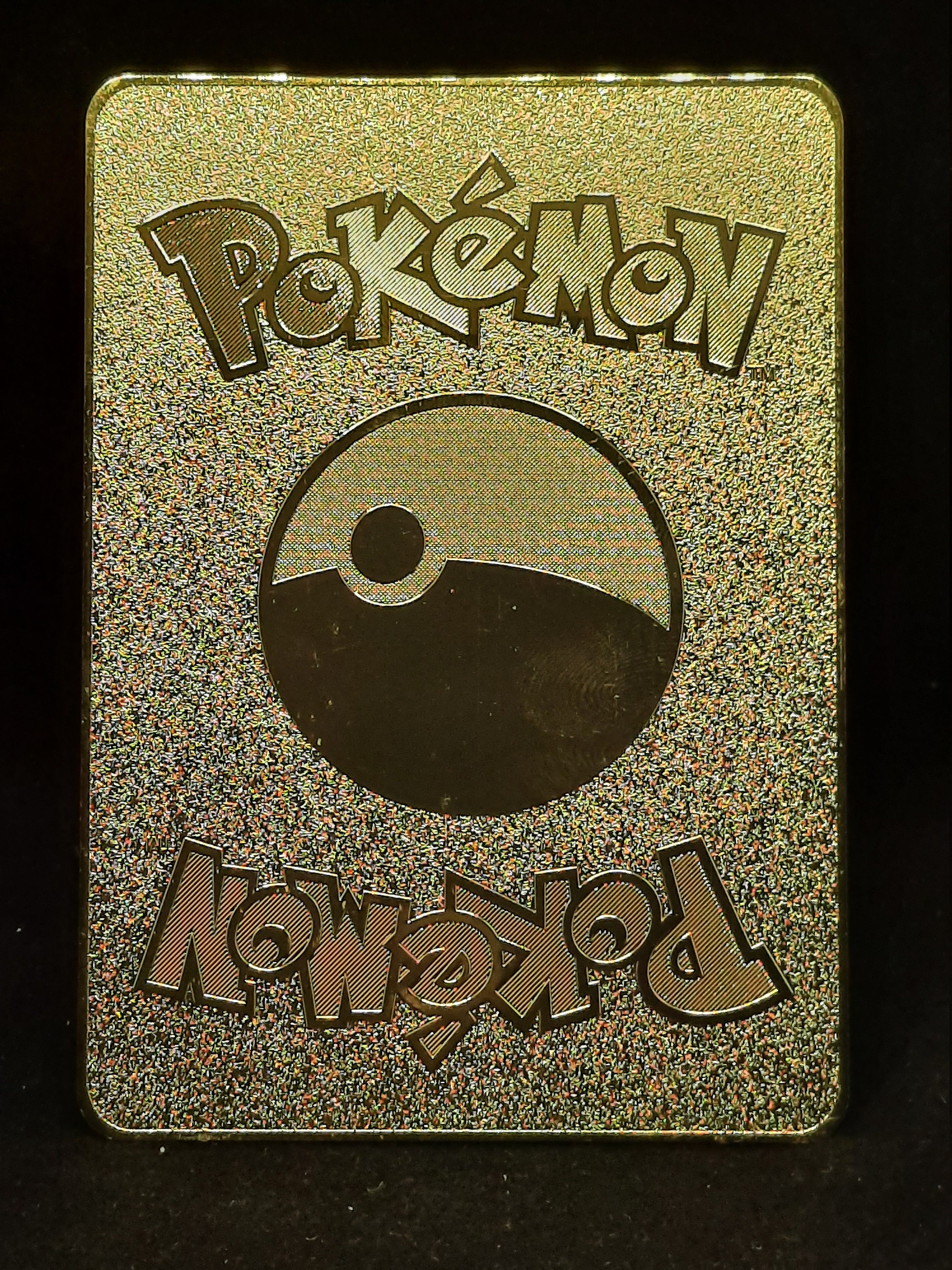 Mewtwo GX Full Art Gold Metal Pokemon Card | Etsy