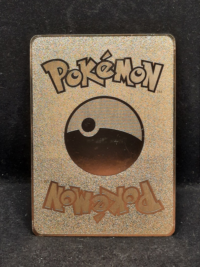 Reshiram GX Shiny Gold Metal Pokemon Card - Etsy