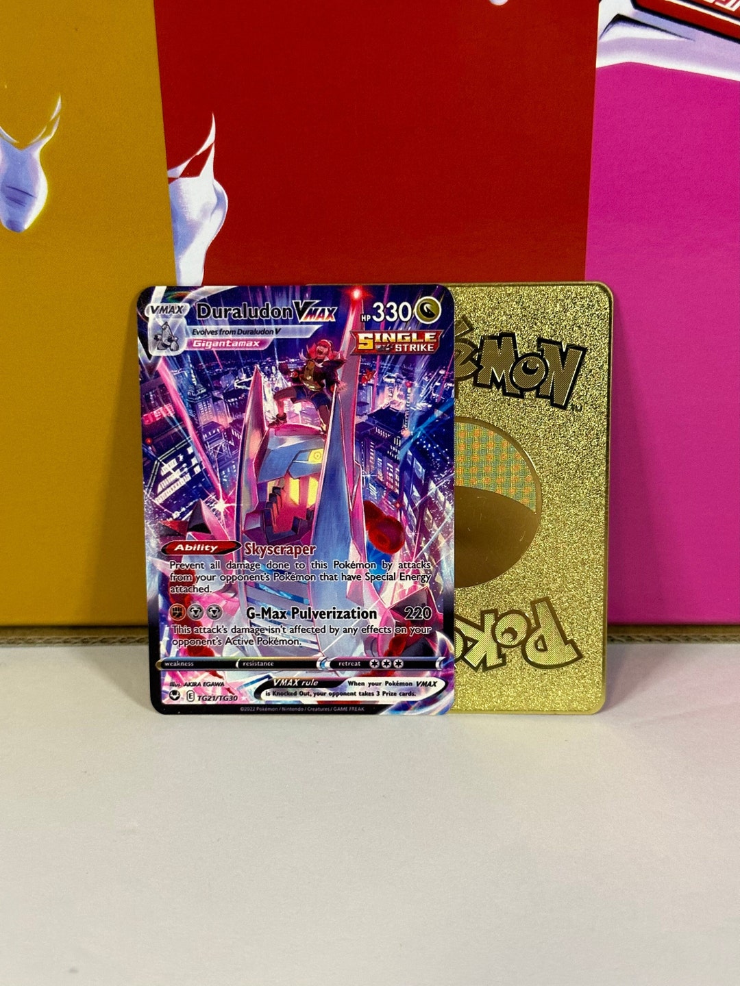 Duraludon VMAX Trainer Gallery Gold Metal Pokemon Card - Etsy