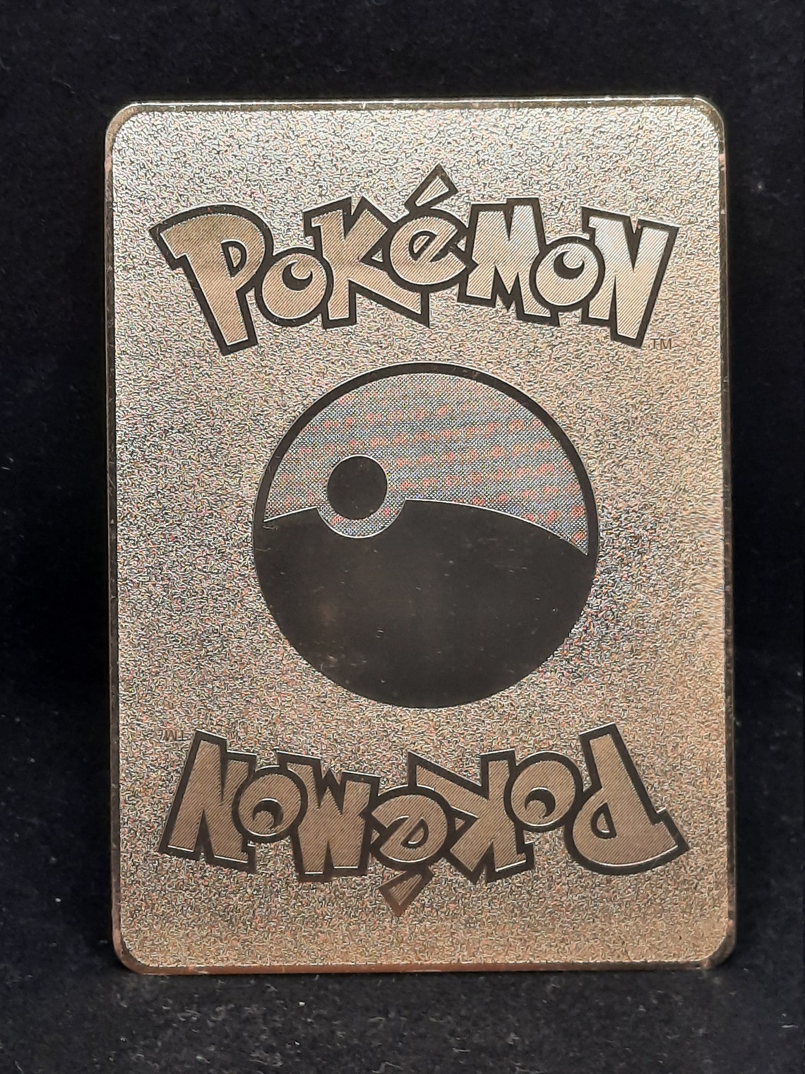 Mewtwo GX Rainbow Gold Metal Pokemon Card - Etsy