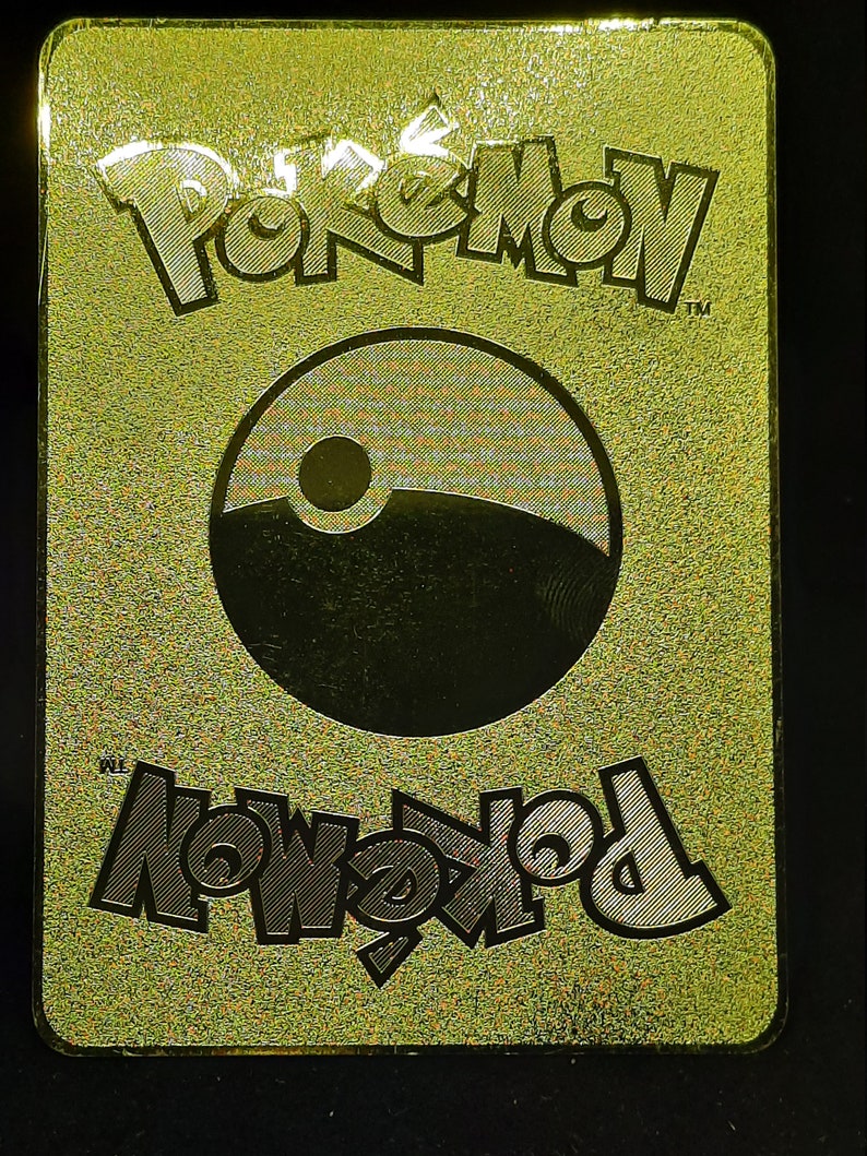Eternatus VMAX Gold Metal Pokemon Card | Etsy