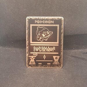 Ancient Bulbasaur Black Gold Metal Pokemon Card - Etsy