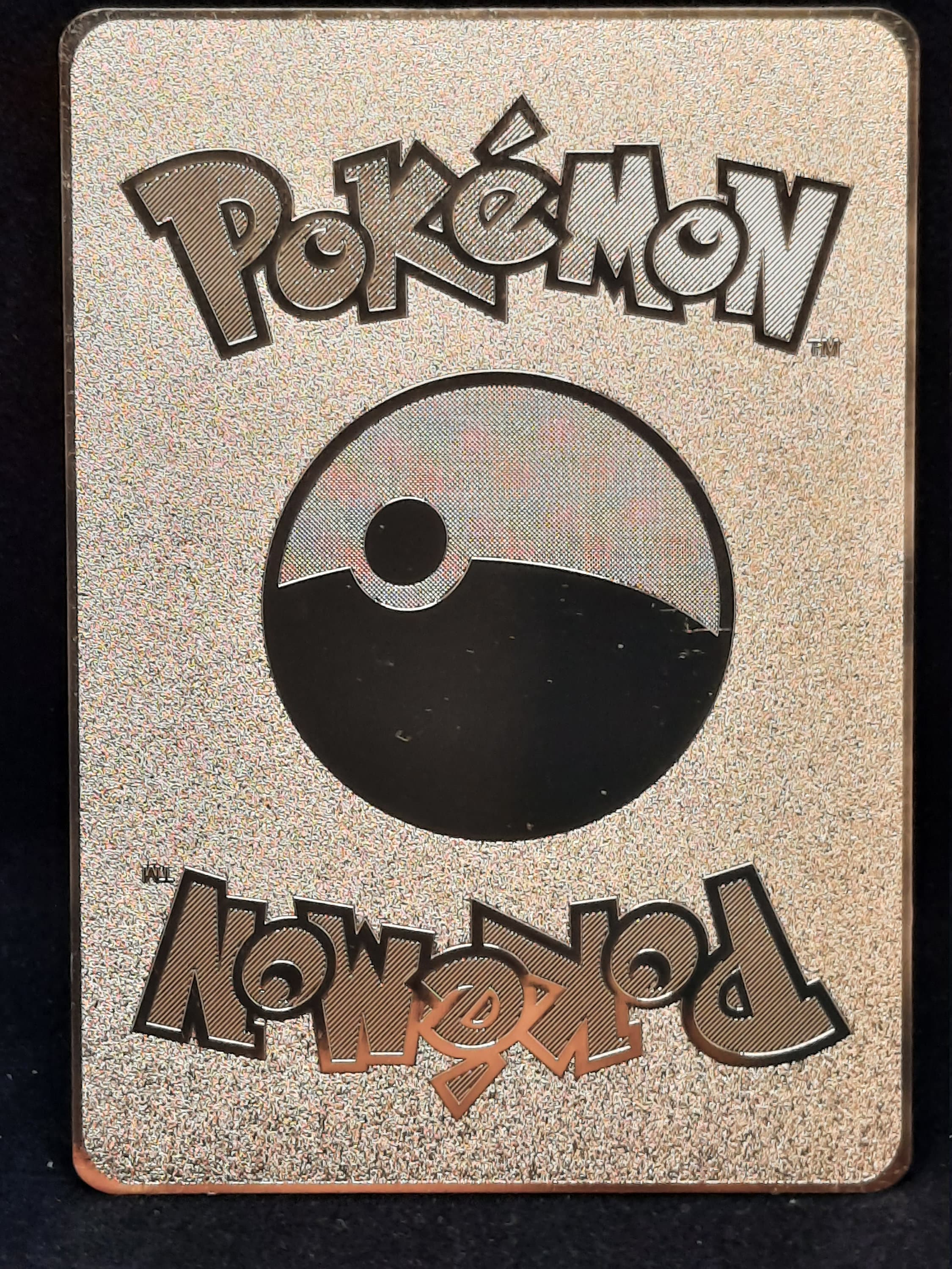 Charizard EX Full Art Gold Metal Pokemon Card - Etsy