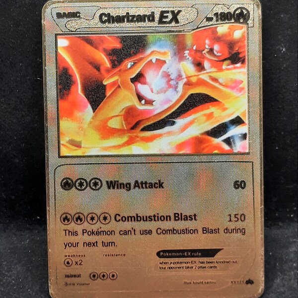 Charizard Gold Star - Etsy