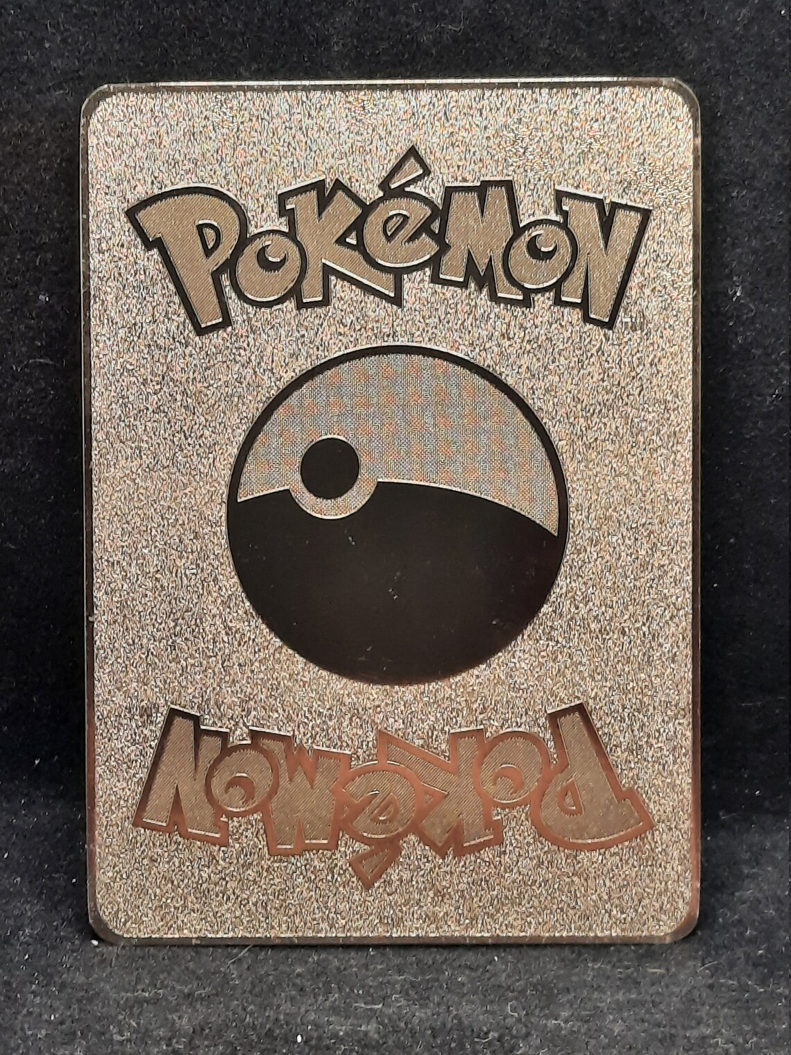 Snorlax Gold Metal Pokemon Card | Etsy