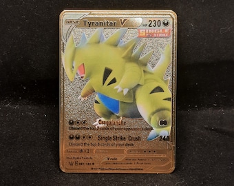 Tyranitar V Card - Etsy