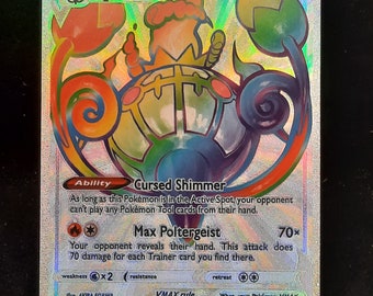Charizard VMAX Rainbow Shiny Holographic UV Printed Plastic Card - Etsy