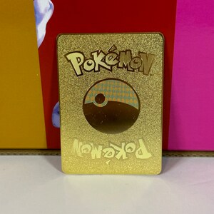 Celebi VMAX Gold Metal Pokemon Card - Etsy