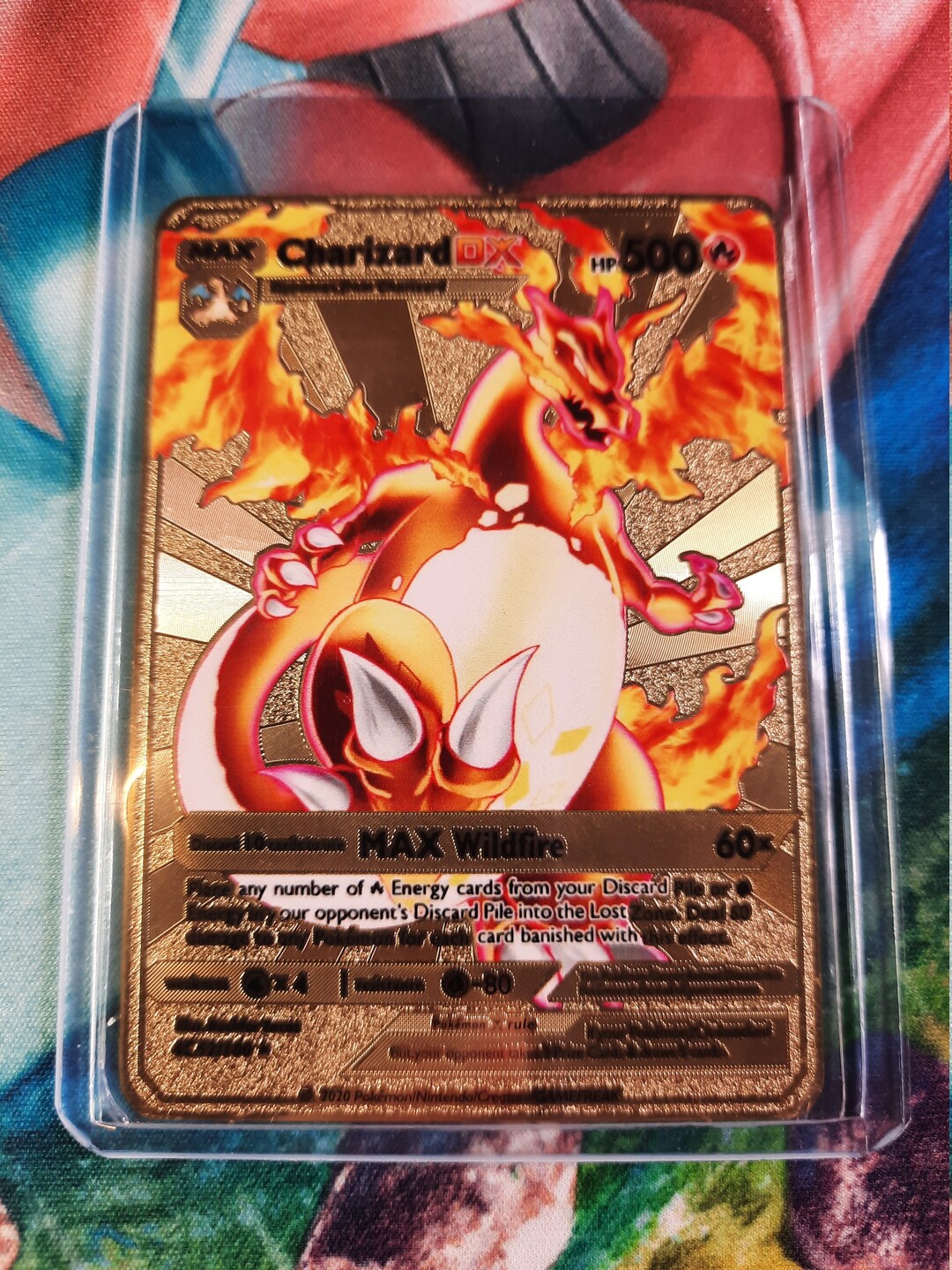 Charizard DX 500HP Gold Metal Pokemon Card - Etsy