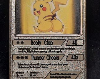 Thicc Pikachu Card Etsy
