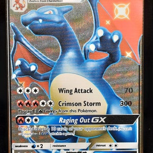 Charizard GX Hidden Fates Shiny Gold Metal Pokemon Card - Etsy
