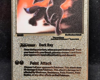 Umbreon Gold Star - Etsy