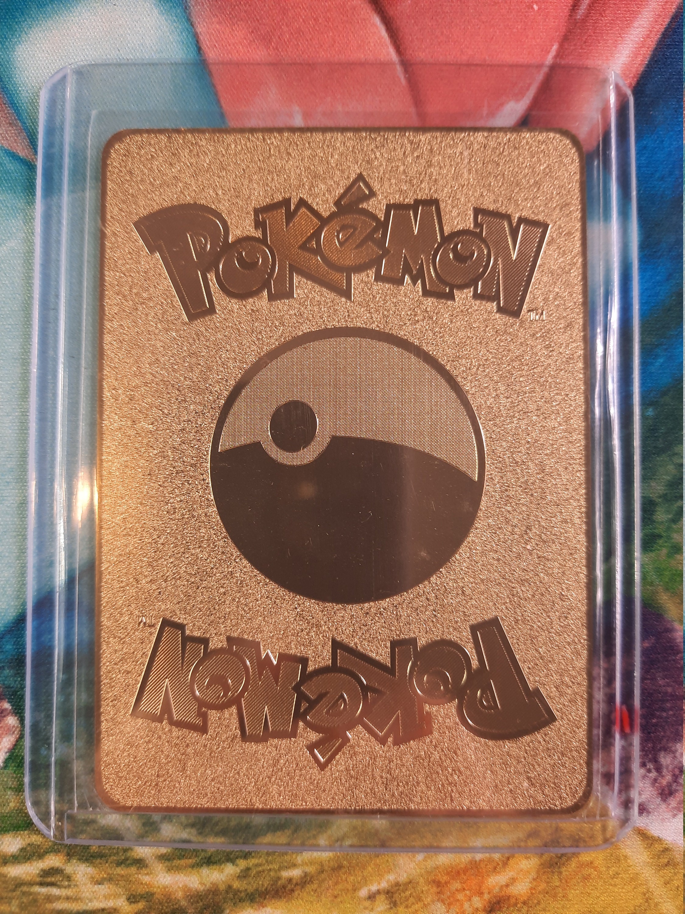 Mega Charizard EX Gold Metal Pokemon Card | Etsy