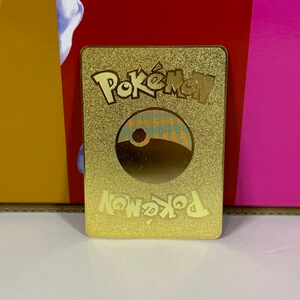 Inteleon VMAX Full Art Gold Metal Pokemon Card - Etsy.de