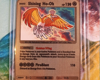 Shining Ho Oh Card - Etsy