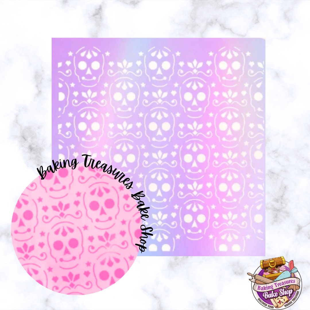 Dia De Los Muertos Stencil - Etsy