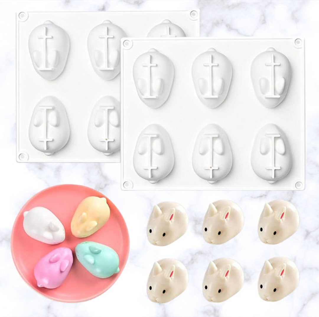 2 Mini 3D Bunny Molds - Etsy