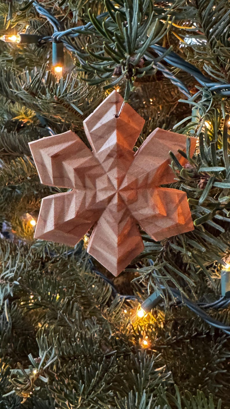 Snowflake 3d STL Files for CNC Router - Etsy