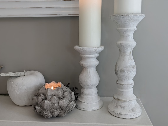 Stone Candlesticks - Etsy UK