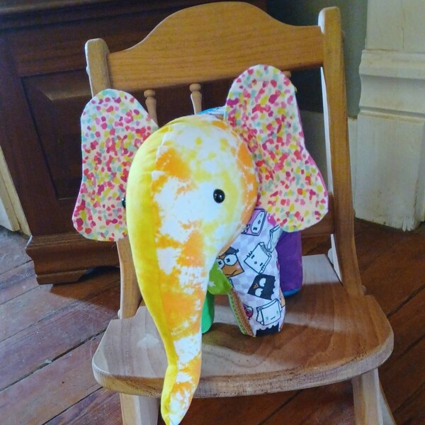 Patchwork Elephant - Etsy