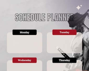 One Piece Anime Planner - Etsy UK