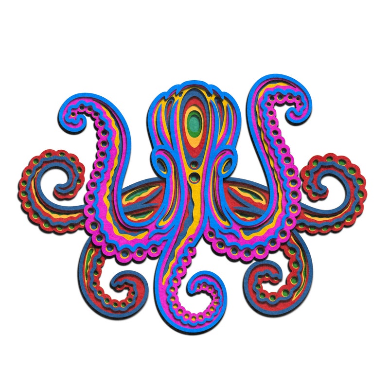 Mandala Octopus Svg - Etsy