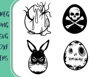 Horror Easter Svg | Etsy