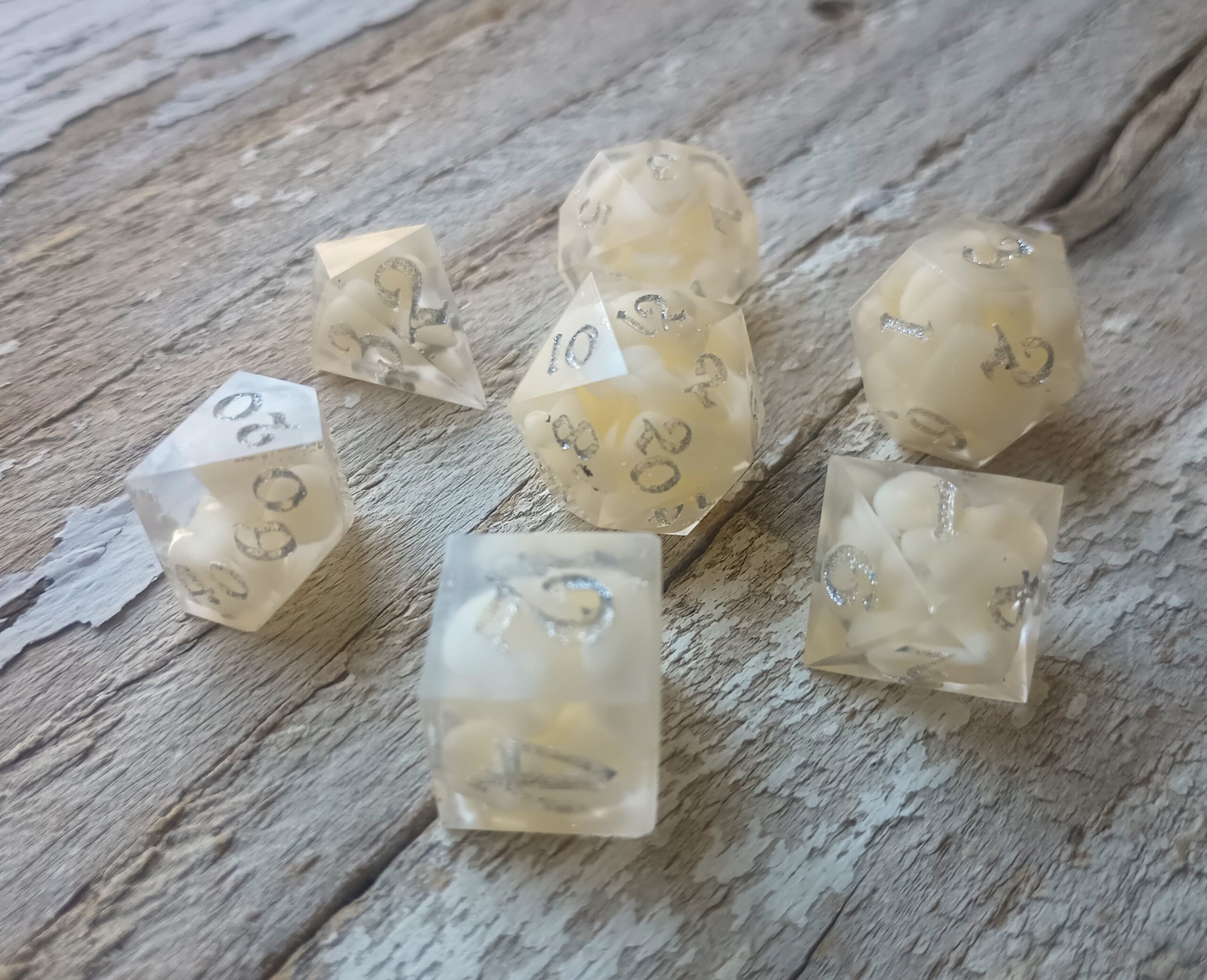 Set of Sharp Edges Polyhedral Dice Teeth Tooth Scary Creepy - Etsy