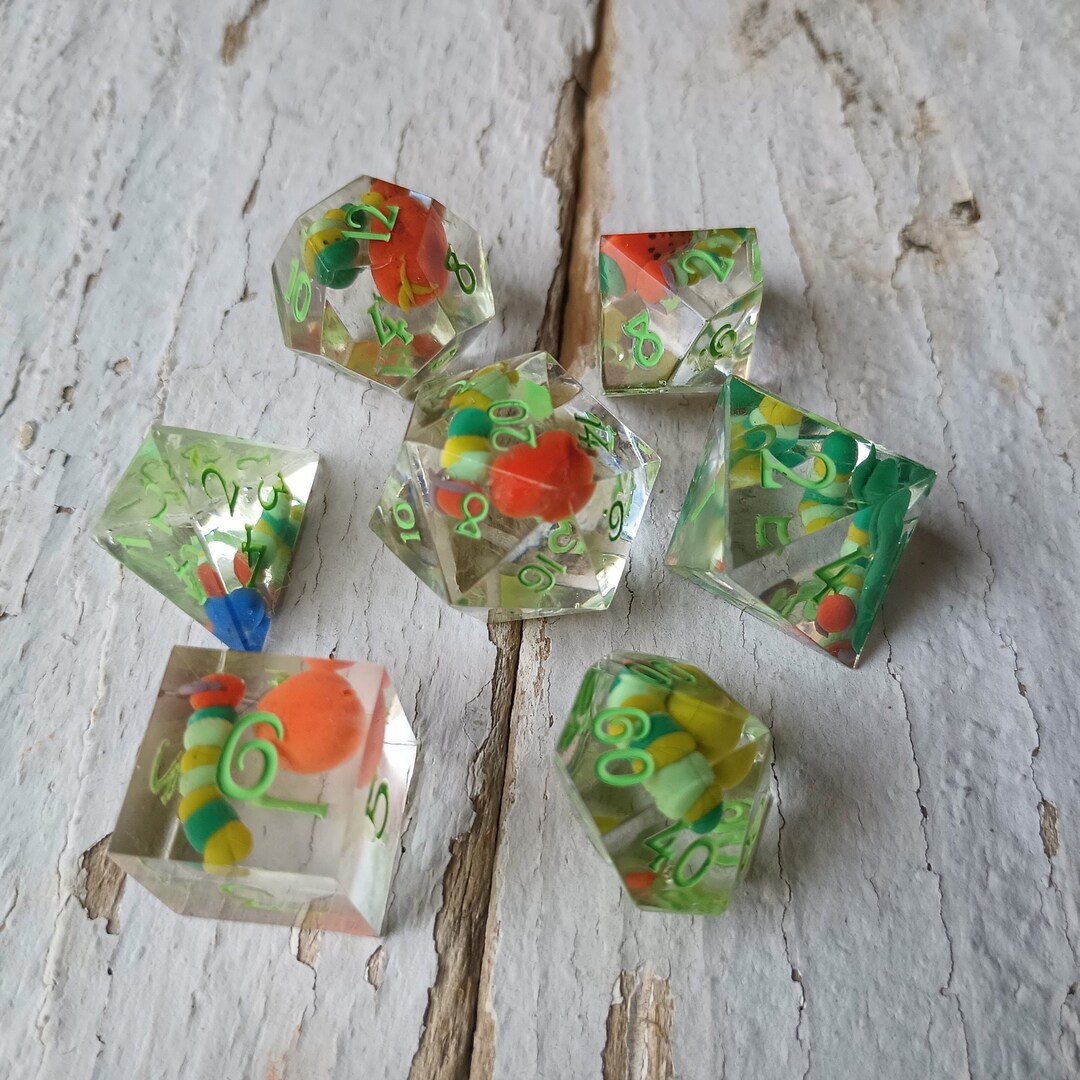 Set of 7 Hungry Caterpillar Dice - Etsy