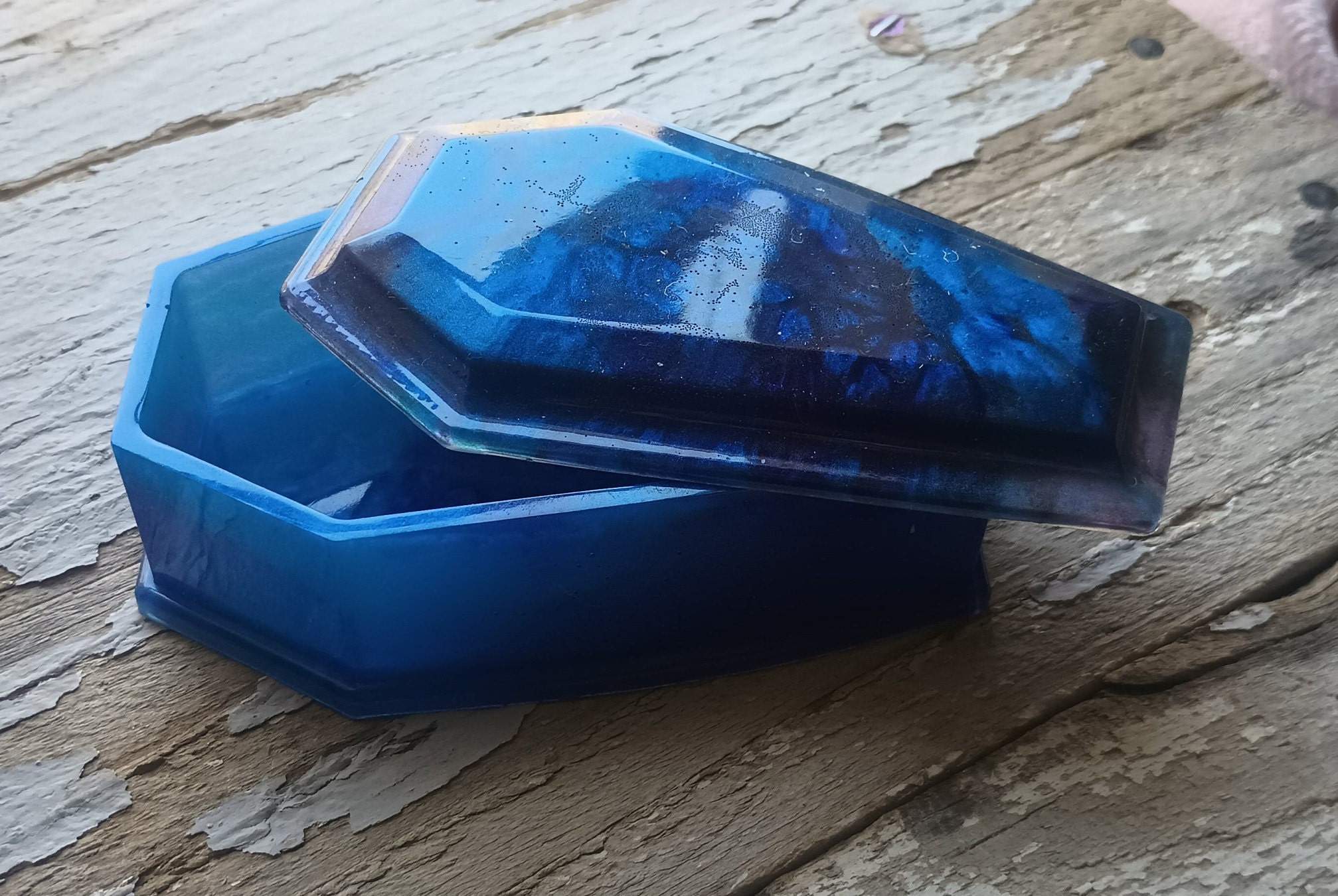 Resin Coffin Casket Dice Box Jewelry Box - Etsy