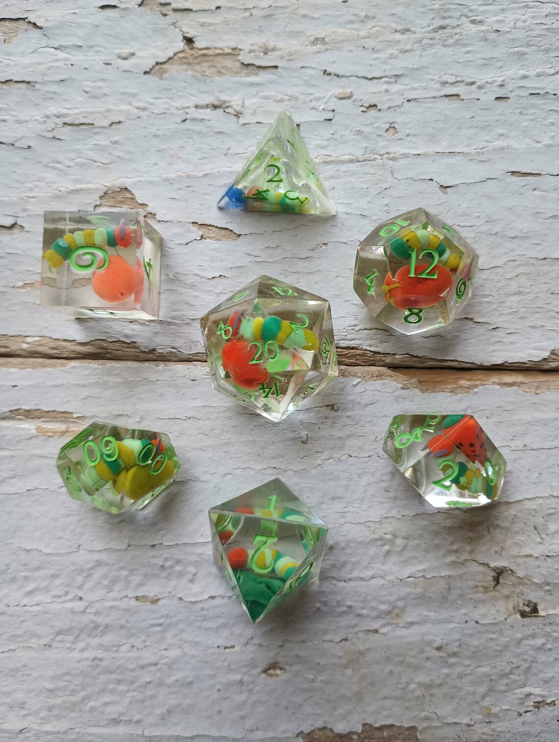 Set of 7 Hungry Caterpillar Dice - Etsy