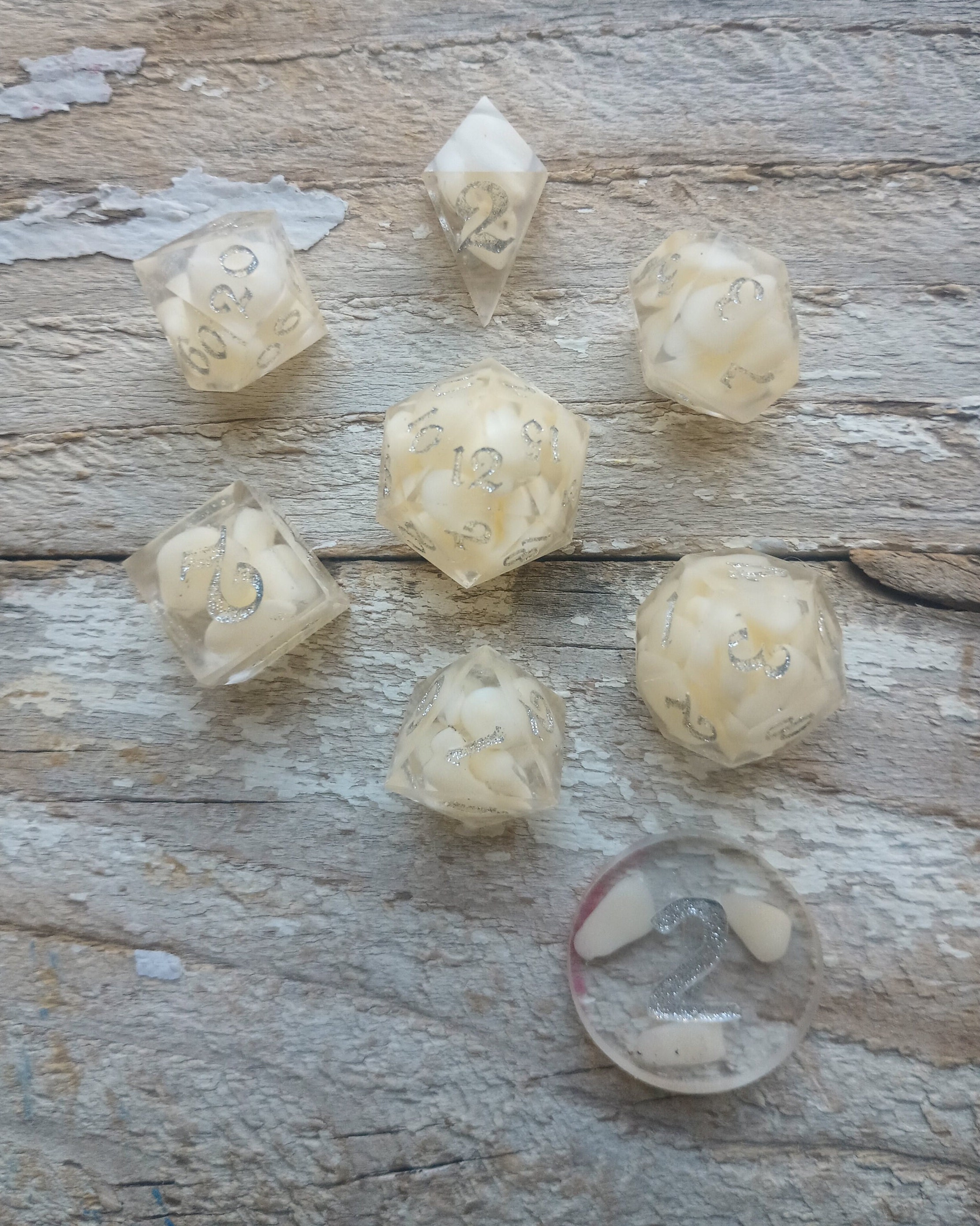 Set of Sharp Edges Polyhedral Dice Teeth Tooth Scary Creepy - Etsy