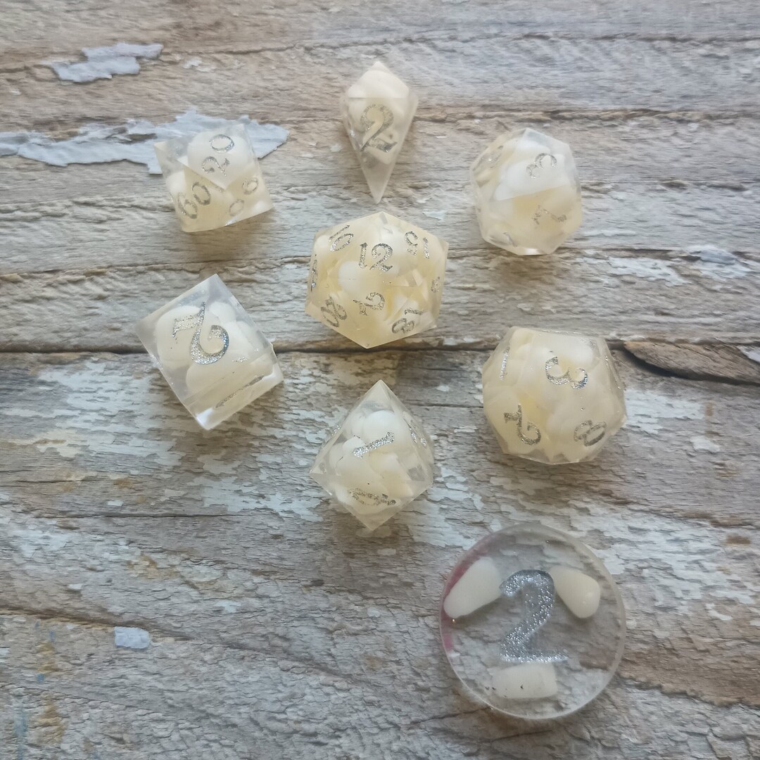 Set of Sharp Edges Polyhedral Dice Teeth Tooth Scary Creepy - Etsy