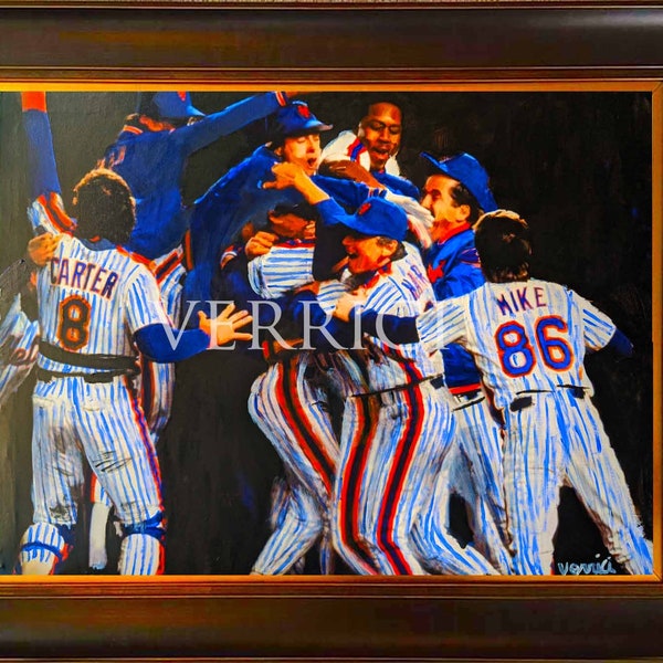New York Mets Paintings - Etsy