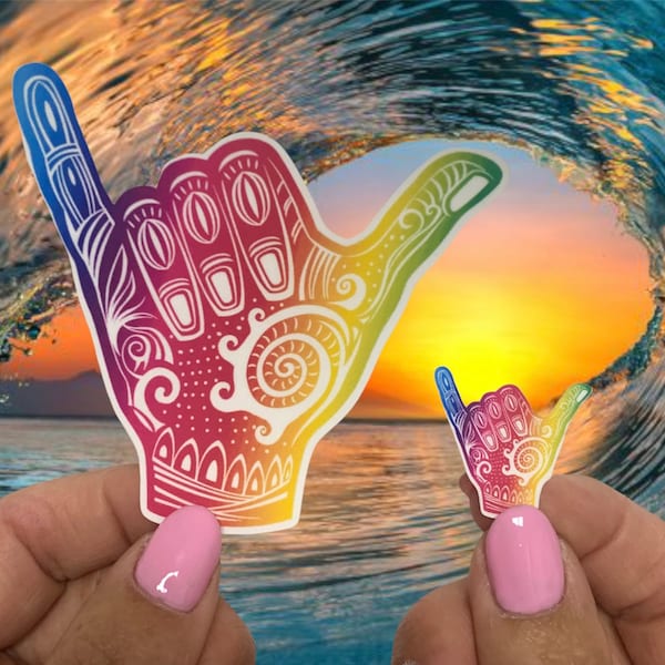 Hang Loose Vinyl Decal - Etsy