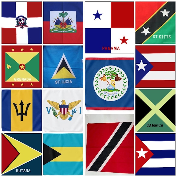 Caribbean Flag Bandana - Etsy