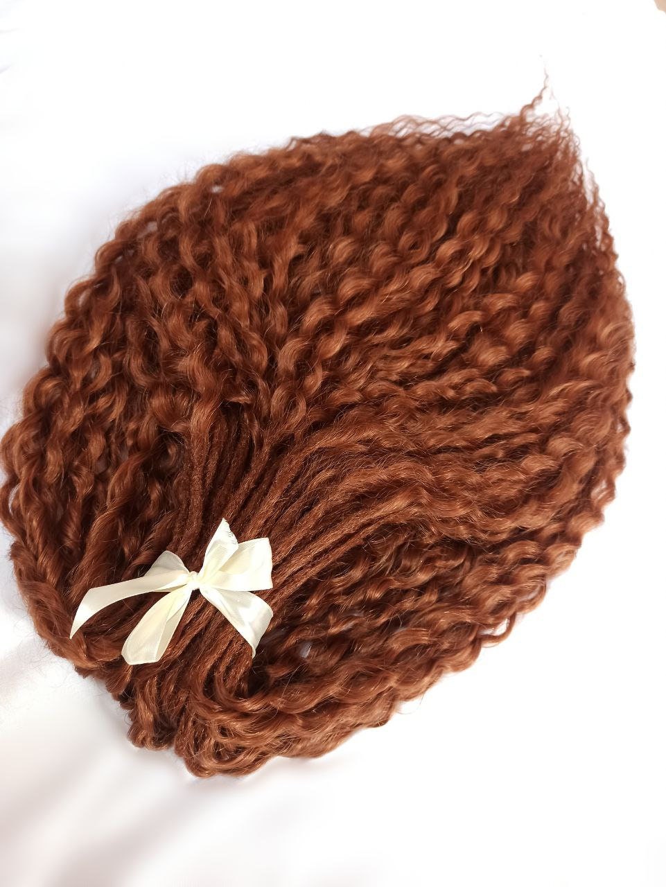 Synthetic Curly Dreads Extensions Open Curl Dreds - Etsy