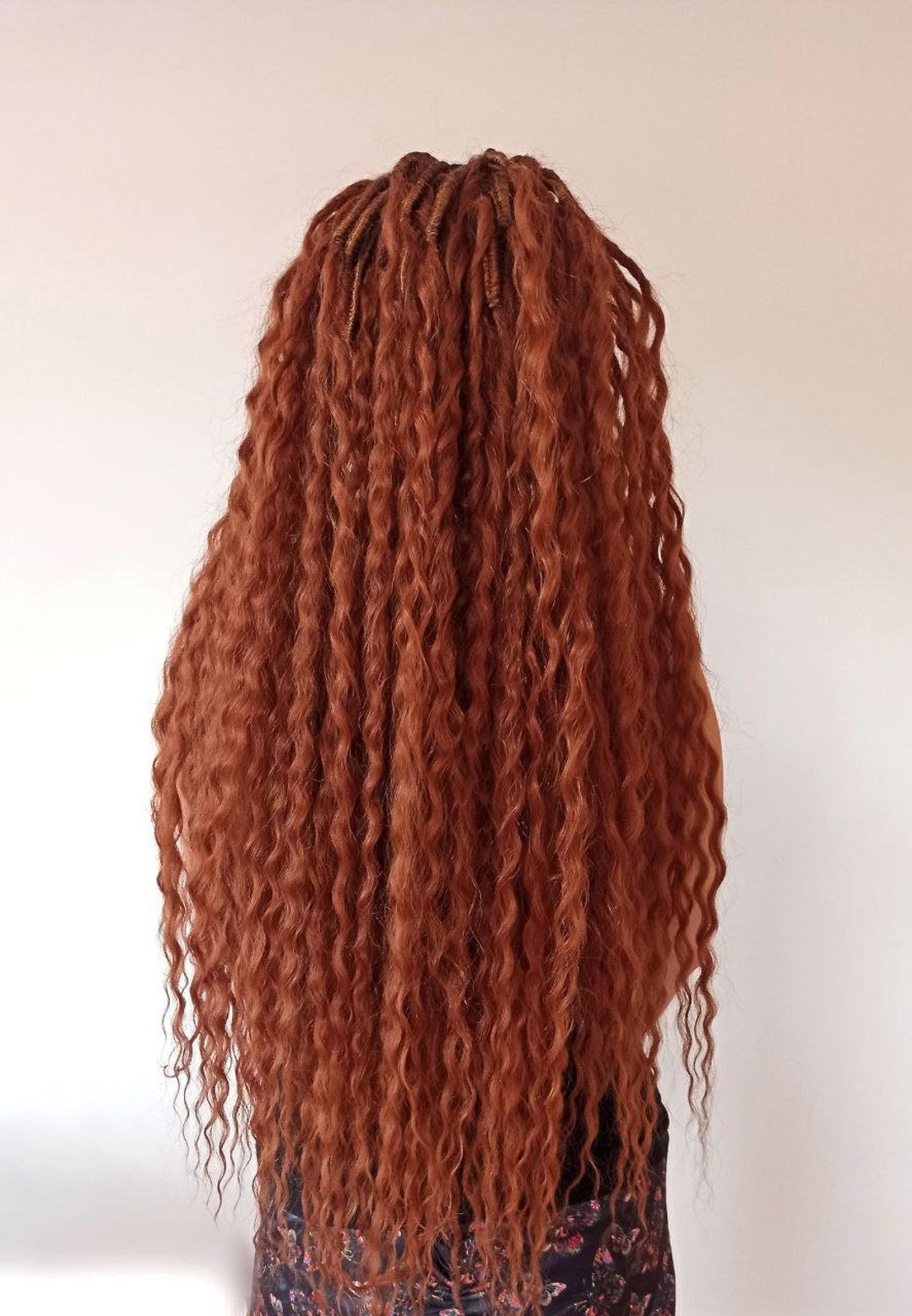 Synthetic Curly Dreads Extensions Open Curl Dreds - Etsy