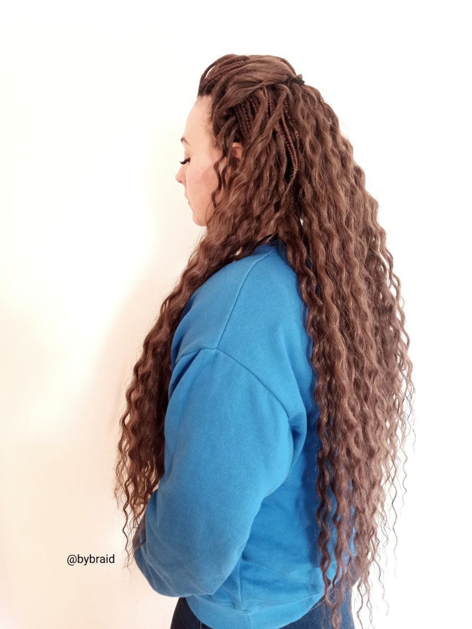 Curly Dreadlock Extensions Curly Open Dreads Set - Etsy