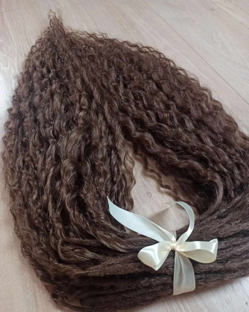 Curly Dreadlock Extensions Curly Open Dreads Set - Etsy