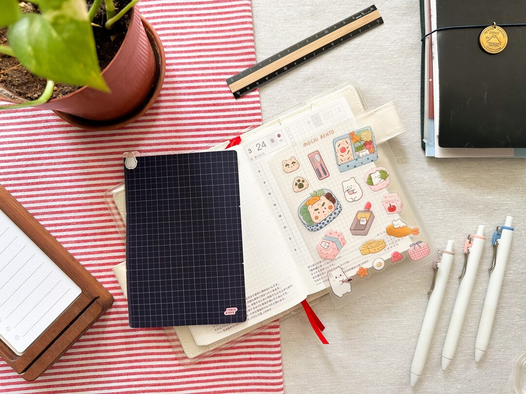 Cute Lunch Box Themed Stickers Clear Matte Sticker Sheet - Etsy