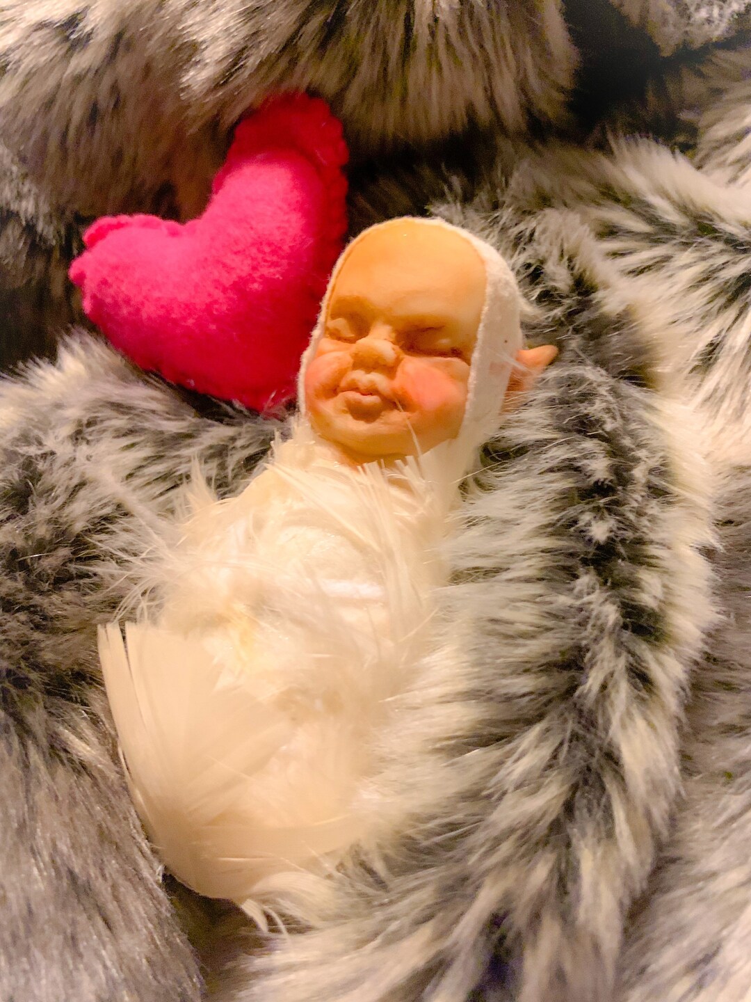 Baby Elf in His Cocoon -duende -baby Goblin-elf-fantasy, Duende ...