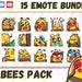 Bees Emotes for Twitch, Discord, Youtube. Bees or Spring Themed Streams ...