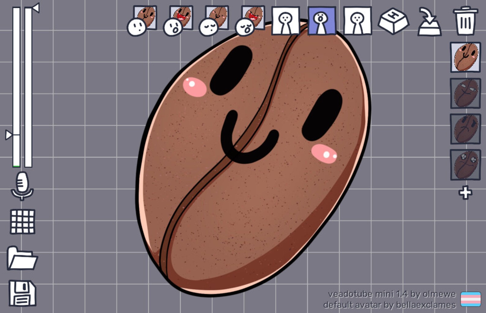Coffee Bean Pngtuber Character, Coffee Bean Vtuber, Coffee Friend ...