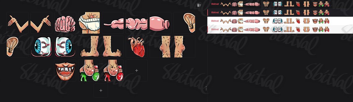 Cursed Emote Pack, for Twitch, Discord and Youtube. Gross Emotes. - Etsy