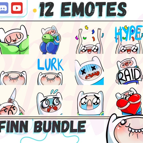 Twitch Emotes Adventure Time - Etsy