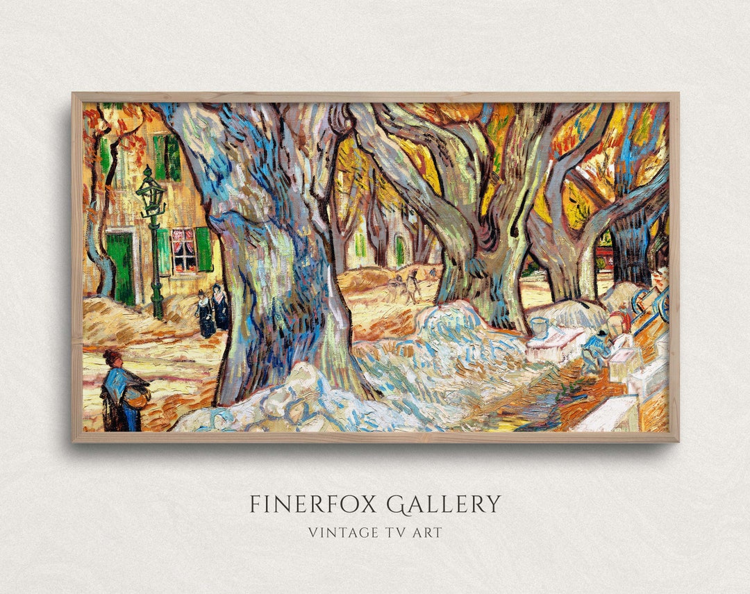 Van Gogh Winter Landscape Art for Samsung Frame TV (instant Download ...