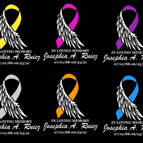 In Loving Memory Policeman Vinyl Decal Name Dates Custom - Etsy