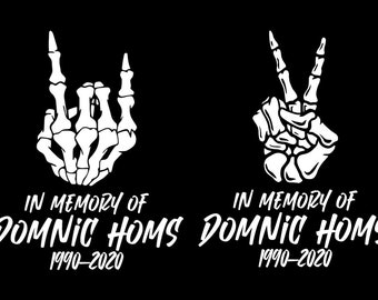 Loving Memory Skull - Etsy