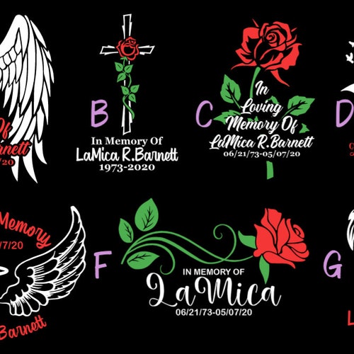 In Loving Memory Decal - Etsy